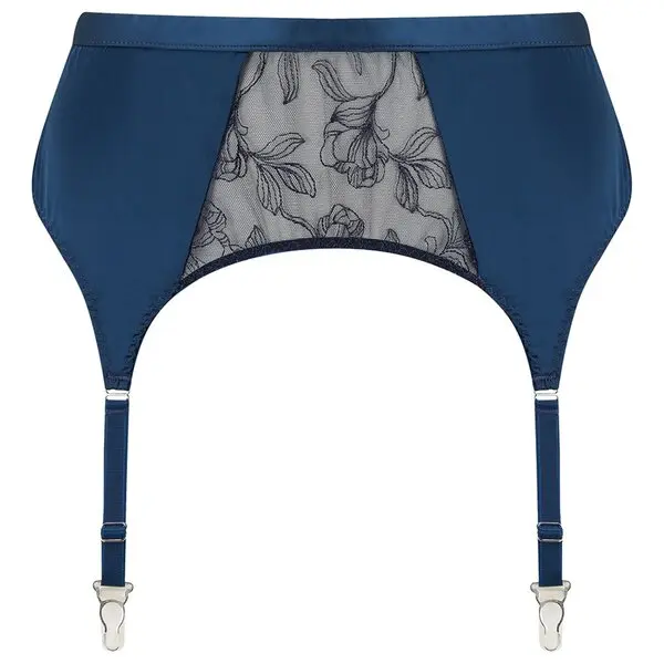 VOLLERS THE CORSET COMPANY LIMITED Aria Suspender Belt - Blue