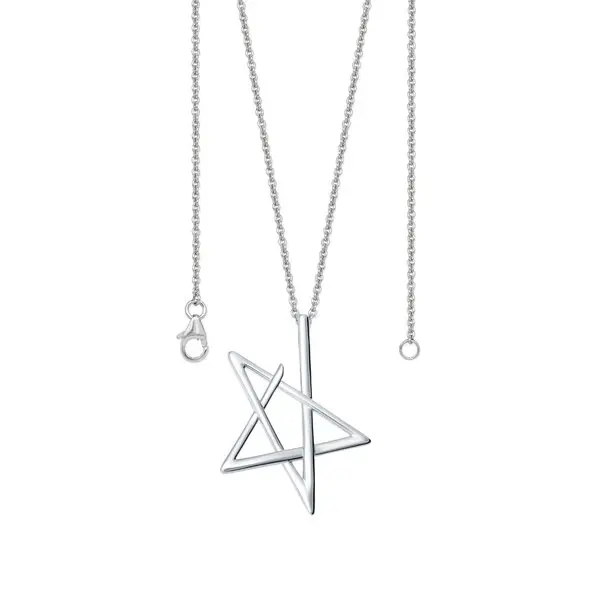 LUCY QUARTERMAINE Sol Star Pendant - Silver