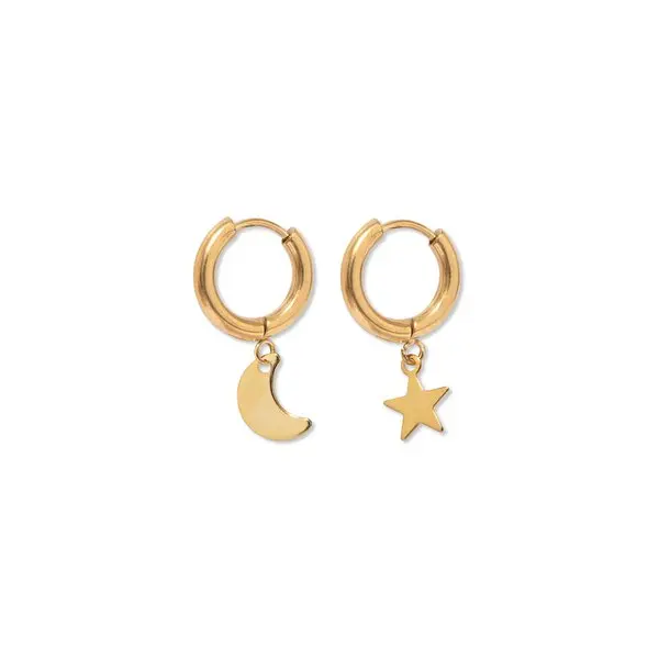 A WEATHERED PENNY Astral Hoops - Gold
