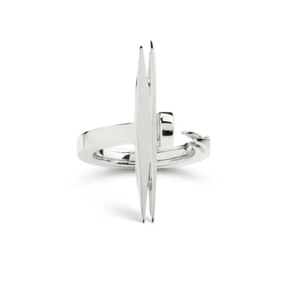 KASUN LONDON Nail Ring - Silver