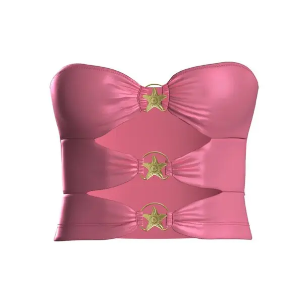 BLACKBOUGH SWIM Dosia Cut-out Tube Top / Beso - Pink