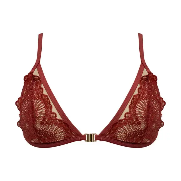 IVY SWIMWEAR Bianca In Lace Top - Red