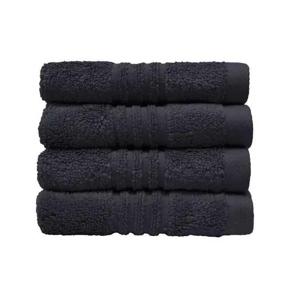 Misona Ultra Soft Bamboo Face Cloth Set Steel - Grey