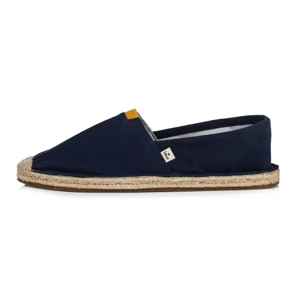 KINGDOM OF WOW Extra Fit Cotton Espadrilles - Blue