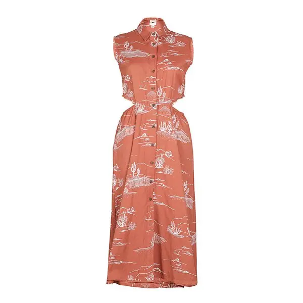 EM & SHI Arizona Shirt Dress - Brown