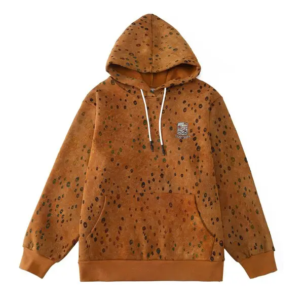 VERYRARE Scorched Sun Skeletons Hoodie - Brown