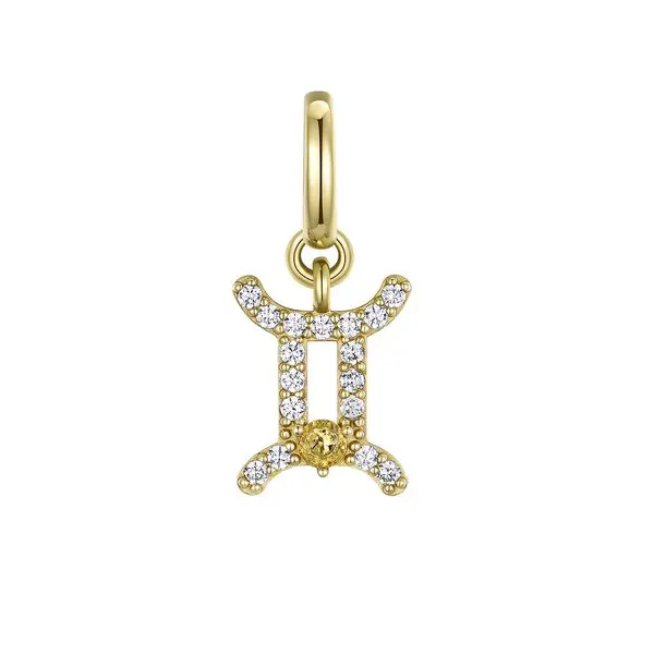 UNLEASH CPH Gemini Charm - Gold/yellow