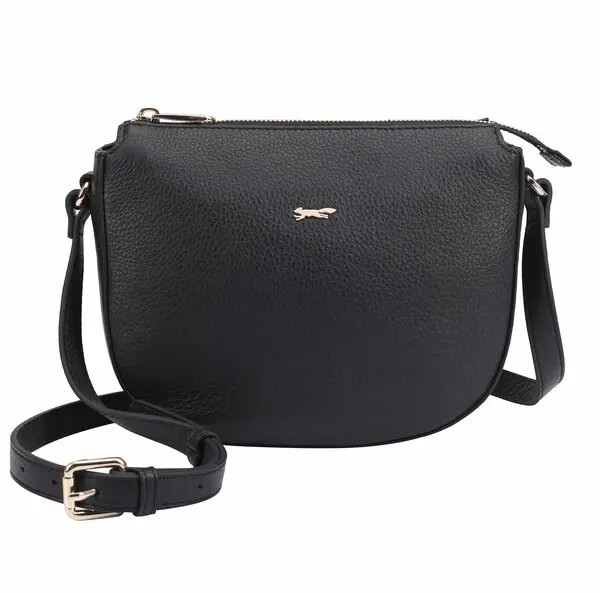 Paul Costelloe Hazara Leather Crossbody Bag - Black