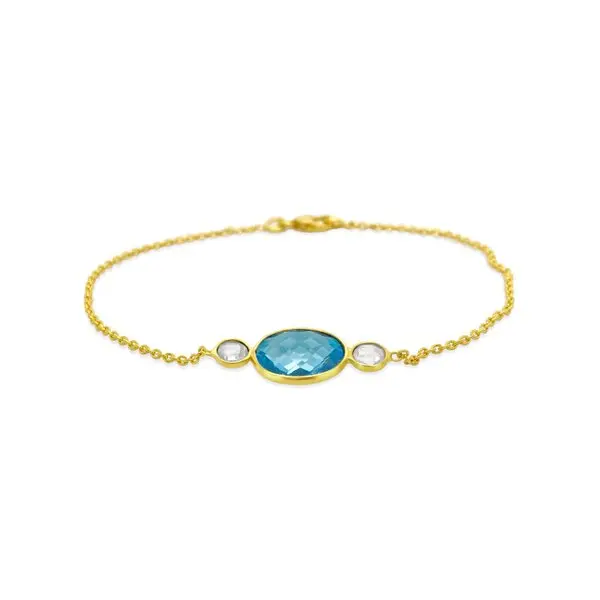 GEM BAZAAR JEWELLERY Maid In Heaven Bracelet - Blue