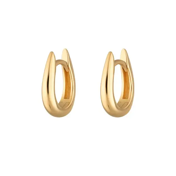 SCREAM PRETTY Claw Huggie Earrings - Gold