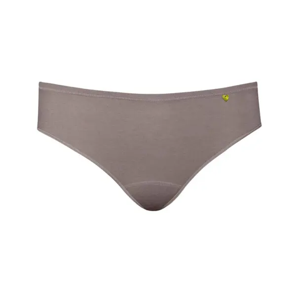 ZD ZERO DEFECTS Mid-rise Diana Briefs In Soy Fiber Breathable & Antibacterial Color Mink - Brown