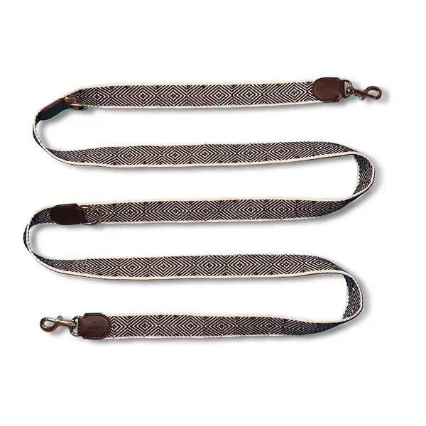 ALECOO Ethno Dog Leash Aponi Navy Adjustable - Blue