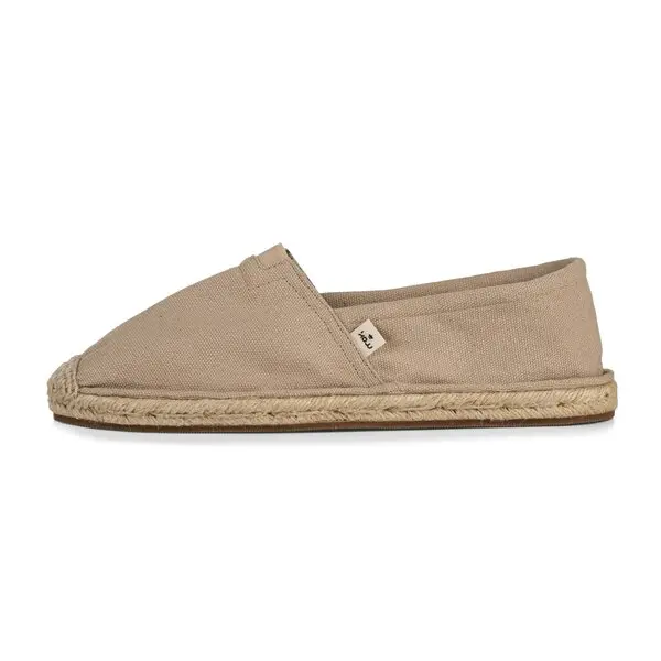KINGDOM OF WOW Neutrals Extra Fit Cotton Espadrilles - Brown