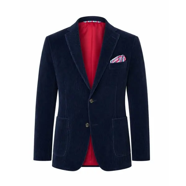 KOY CLOTHING Navy Corduroy Blazer - Blue