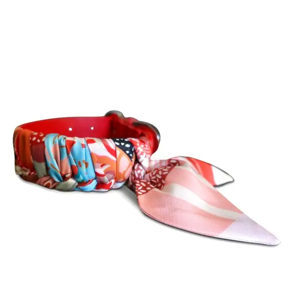ALECOO Dog Collar Twilly Amber Phantasia - Red