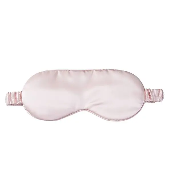 SOFT STROKES SILK Pure Mulberry Silk Eye Mask Set Of Two In Baby - Pink