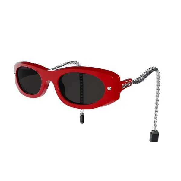 SABATINO Guerrilla Frames Acetate Silver Gem - Red