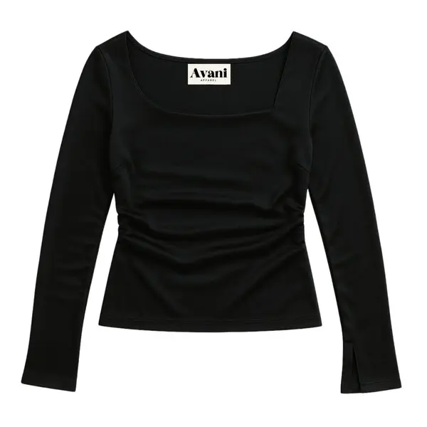 AVANI APPAREL Azalée Top - Black