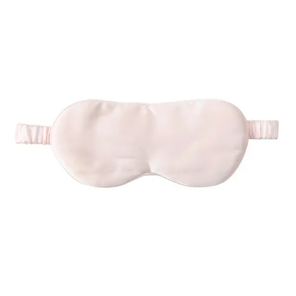 SOFT STROKES SILK Pure Mulberry Aviator Style Silk Eye Mask Set Of Two In Himalayan Salt - Purple