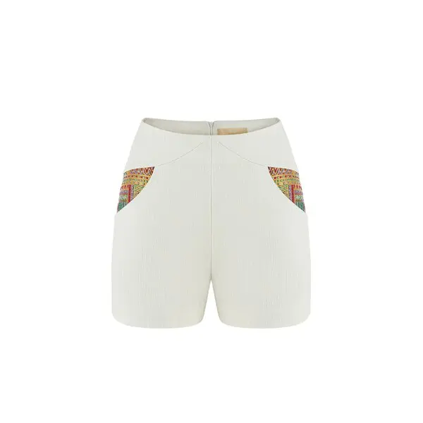 SAINT ONES Calyra Shorts - White