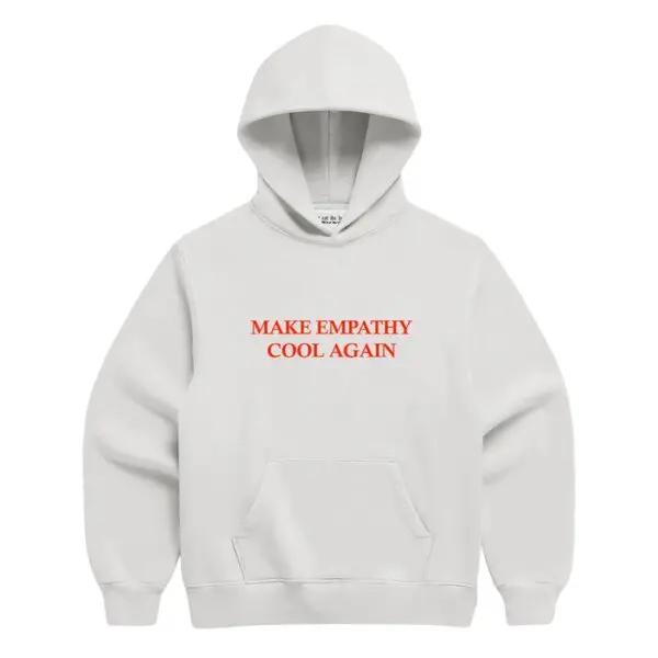 DONT EAT THE HOMIES Make Empathy Cool Again Hoodie Lunar Rock - Grey