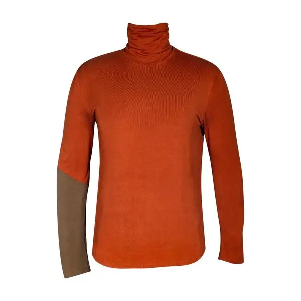 CARLTON JONES Superhero Turtleneck - Brown
