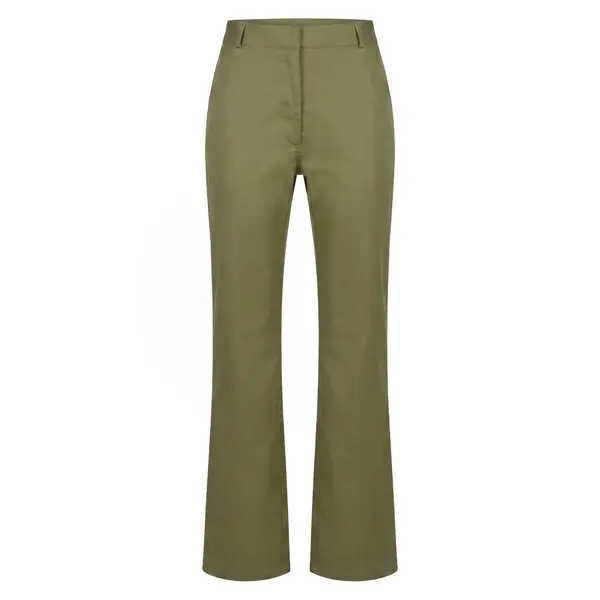 GUILLAUME ALEXANDRE High Waisted Tulip Embroidered Pants