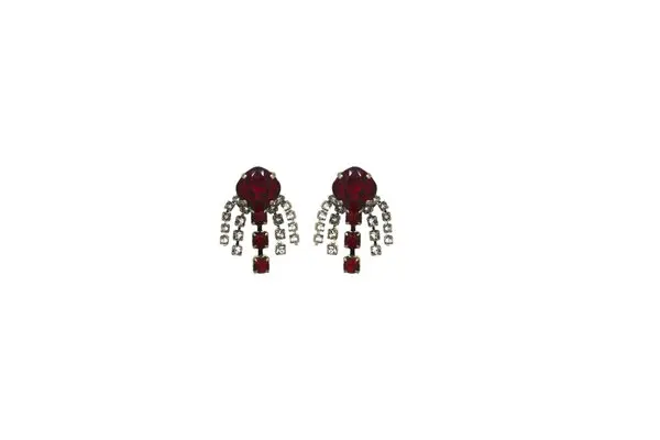 VICKISARGE Red / Silver The Red Sparkler In Platinum - Red/silver
