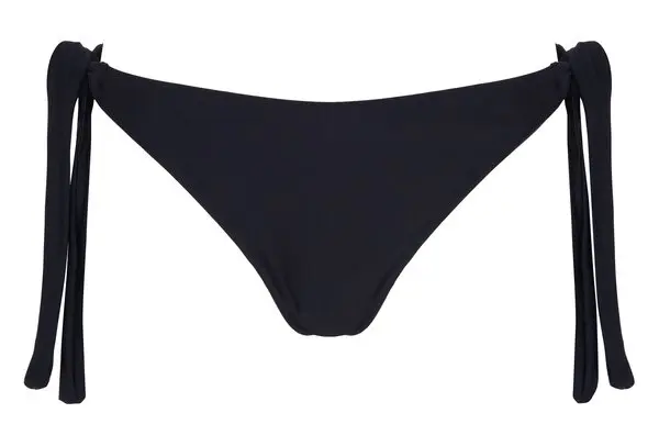 CORE SWIM Tie Side Bikini Bottoms Classic - Black
