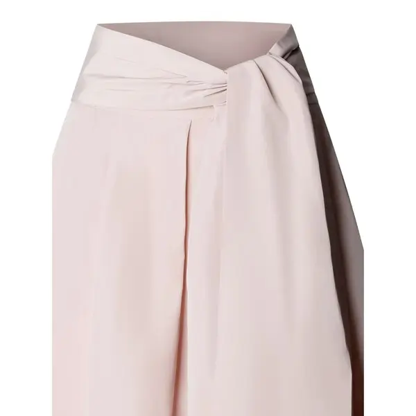 THE EXTREME COLLECTION Midi Skirt Taffeta With Waist Tie - Pink