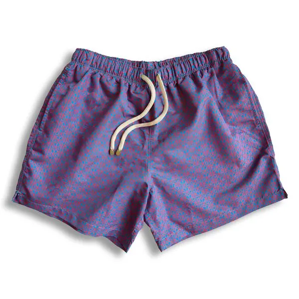 BDXY STUDIO The Extra Swimshorts Repeat Teal - Blue