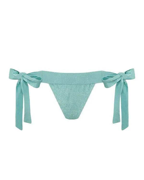 LEYLA MAYA Natasha Thong Bikini Knickers Mint - Green