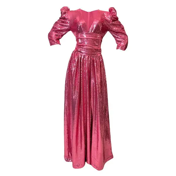 JULIA CLANCEY Olivia Palazzo Jumpsuit Sequin