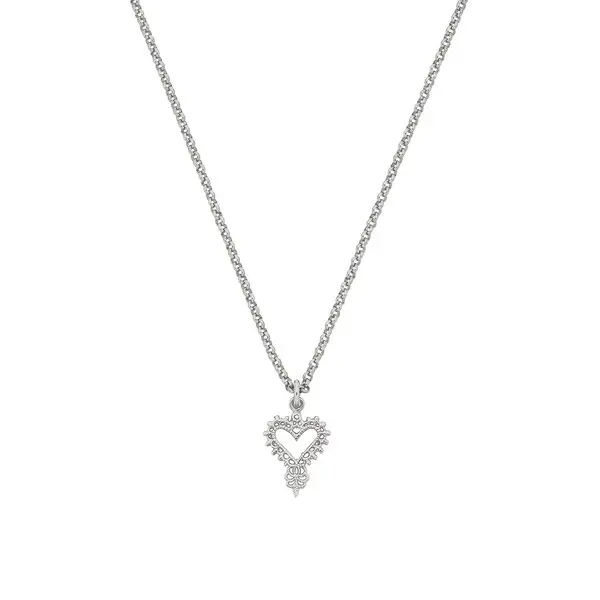 ZOË & MORGAN Mini Heart Necklace - Silver