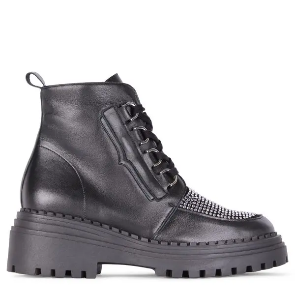 TERRY DE HAVILLAND Rita Festival Boot Crystal - Black