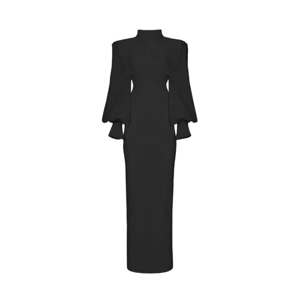 VESTIAIRE D'UN OISEAU LIBRE Pearl Dress - Black