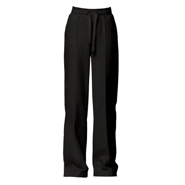 OTTHIE Wide-leg Cosy Knitted Trousers - Black