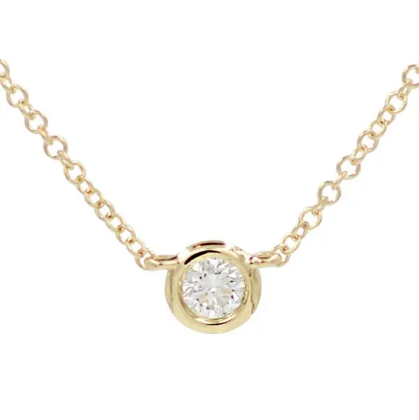 KAMARIA Diamond Solitaire Necklace