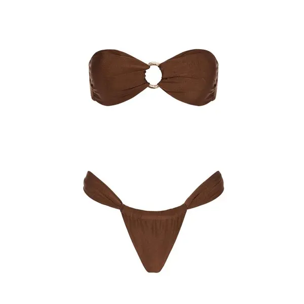 ACUARELA BRAND Riviera Bikini Set – Cappuccino - Brown