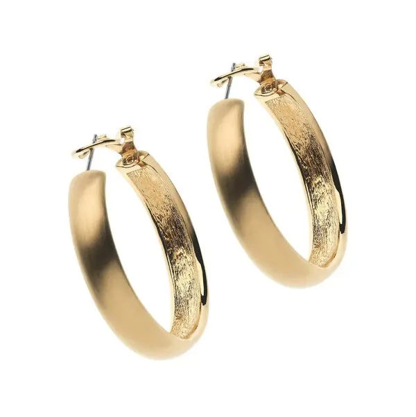 EMMA HOLLAND JEWELLERY Satin Hoop Earrings - Gold
