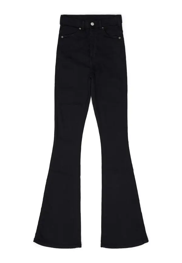 DR. DENIM Moxy High Flare - Black