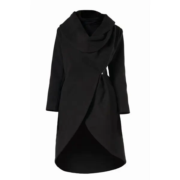 METAMORPHOZA Soft Winter Coat - Black