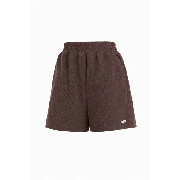 LOOM ARCHIVES Loom Waffle Sweatshorts - Brown