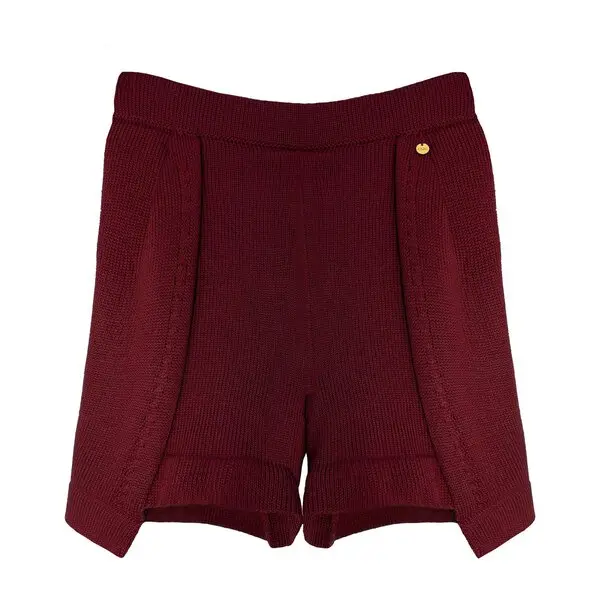 GAJÚ Tiber Shorts Burgundy