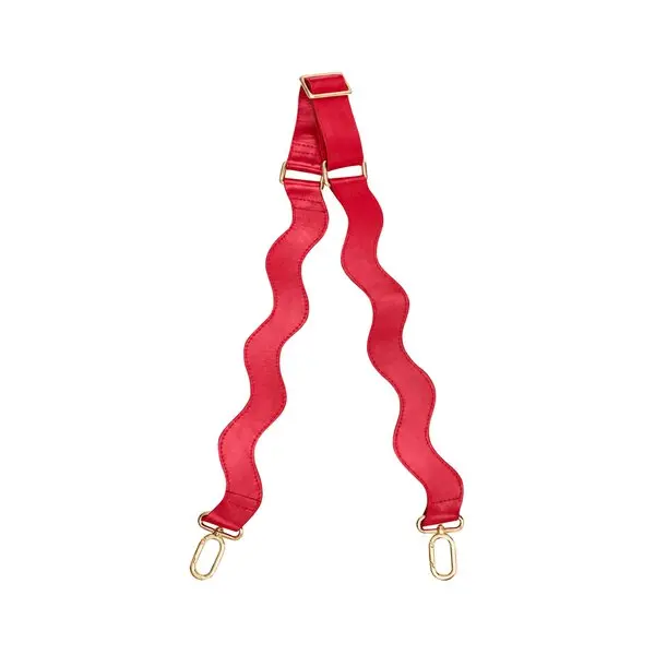 WOMADS Imperial Wavy Leather Strap - Red