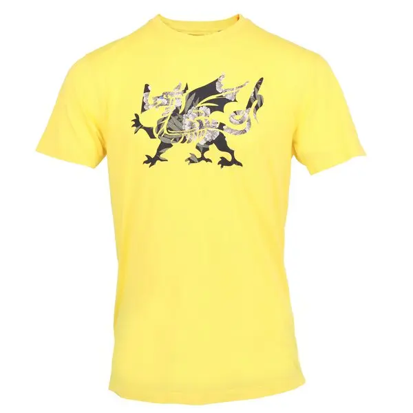 LORDS OF HARLECH Rob Dragon Tee - Yellow