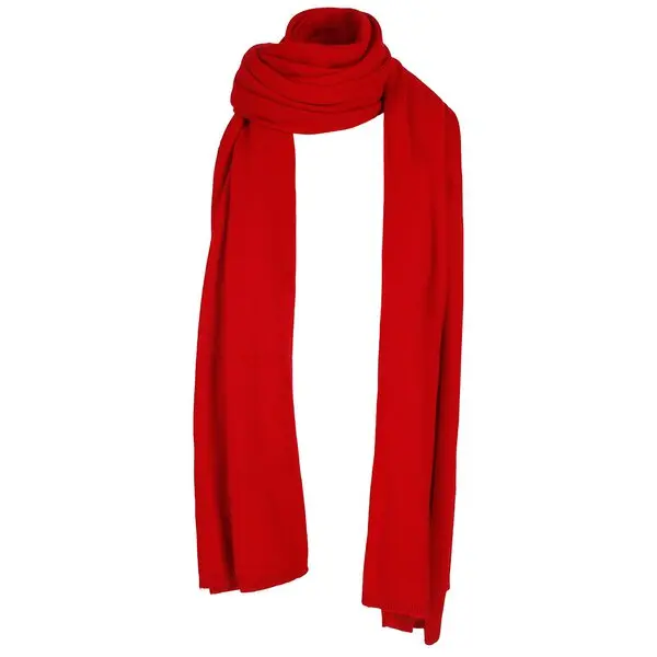 TIRILLM Alfie" Large Cashmere Scarf - Red