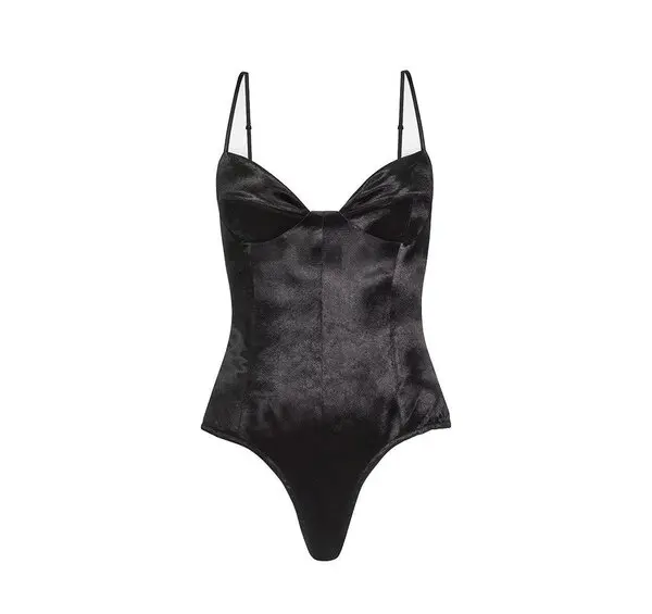 MAISON SEL Corset Body Suit - Black