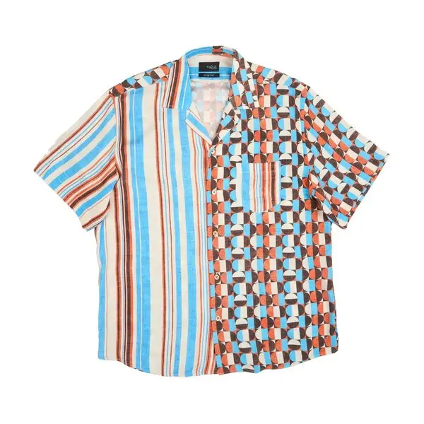 EIGHT X Gold Coast Relaxed Fit Short Sleeve Shirt - Yellow