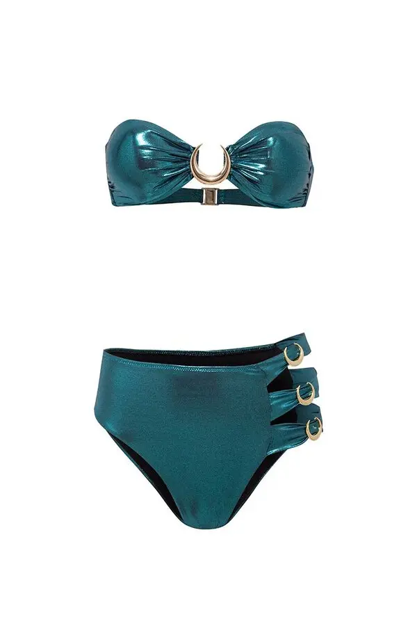 LUNA B Two-piece Aurora Bikini – Metallic